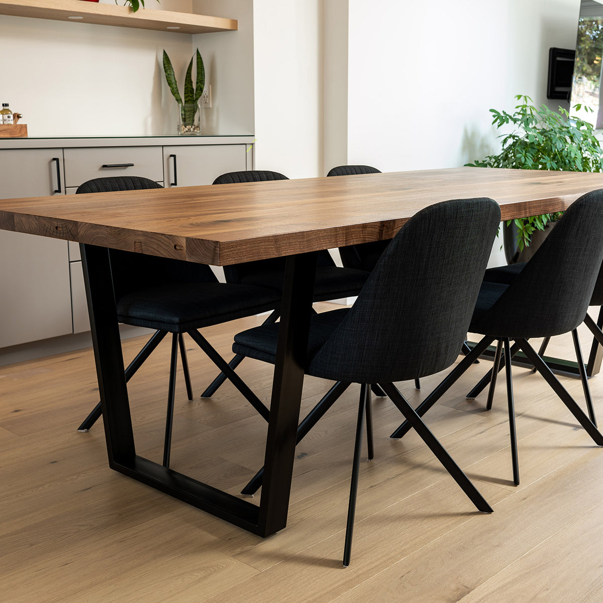 Quadra Table | Modern Industrial Dining Table – J&S Custom Furniture Co ...